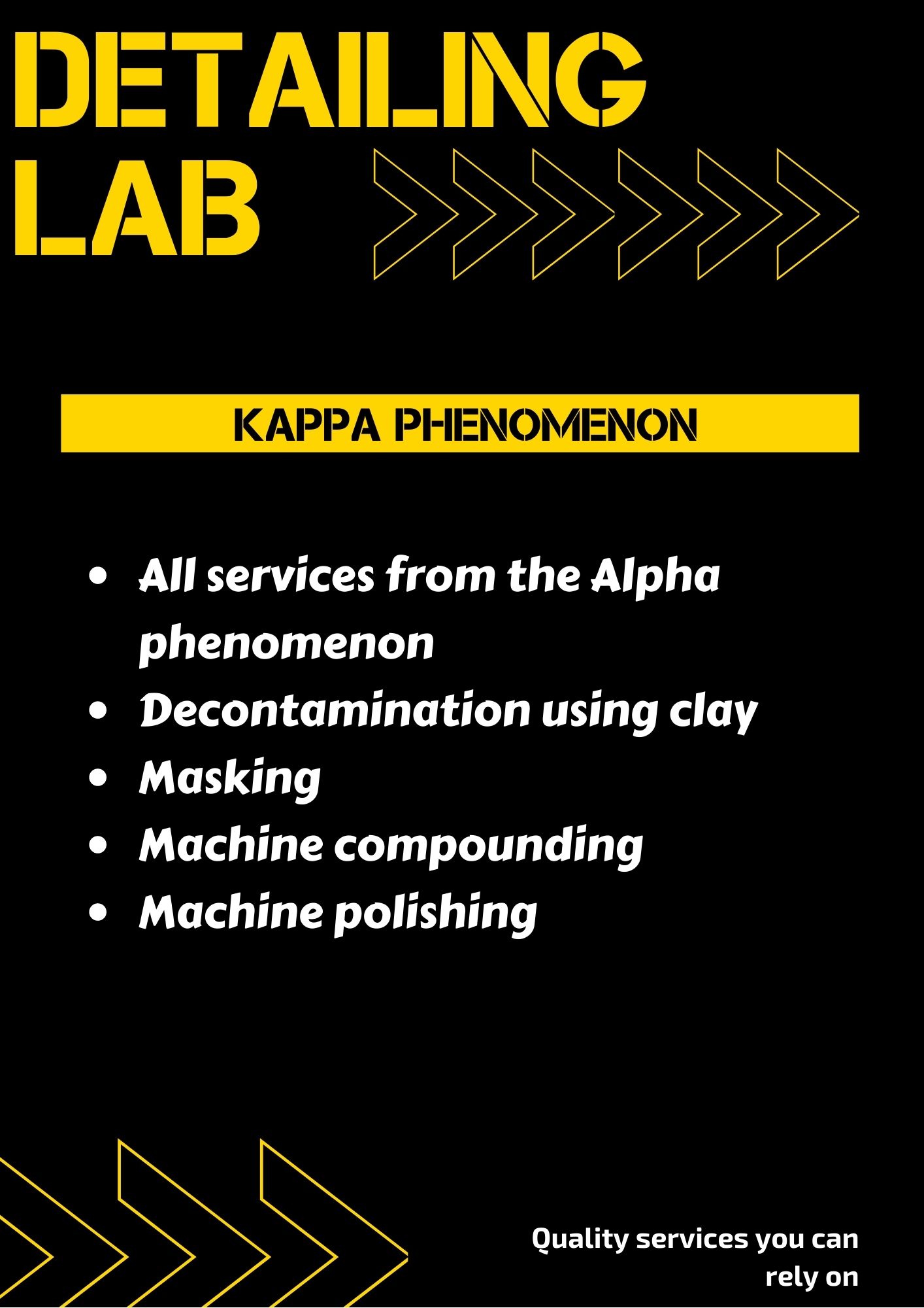 Car Detailing - Detailing Lab